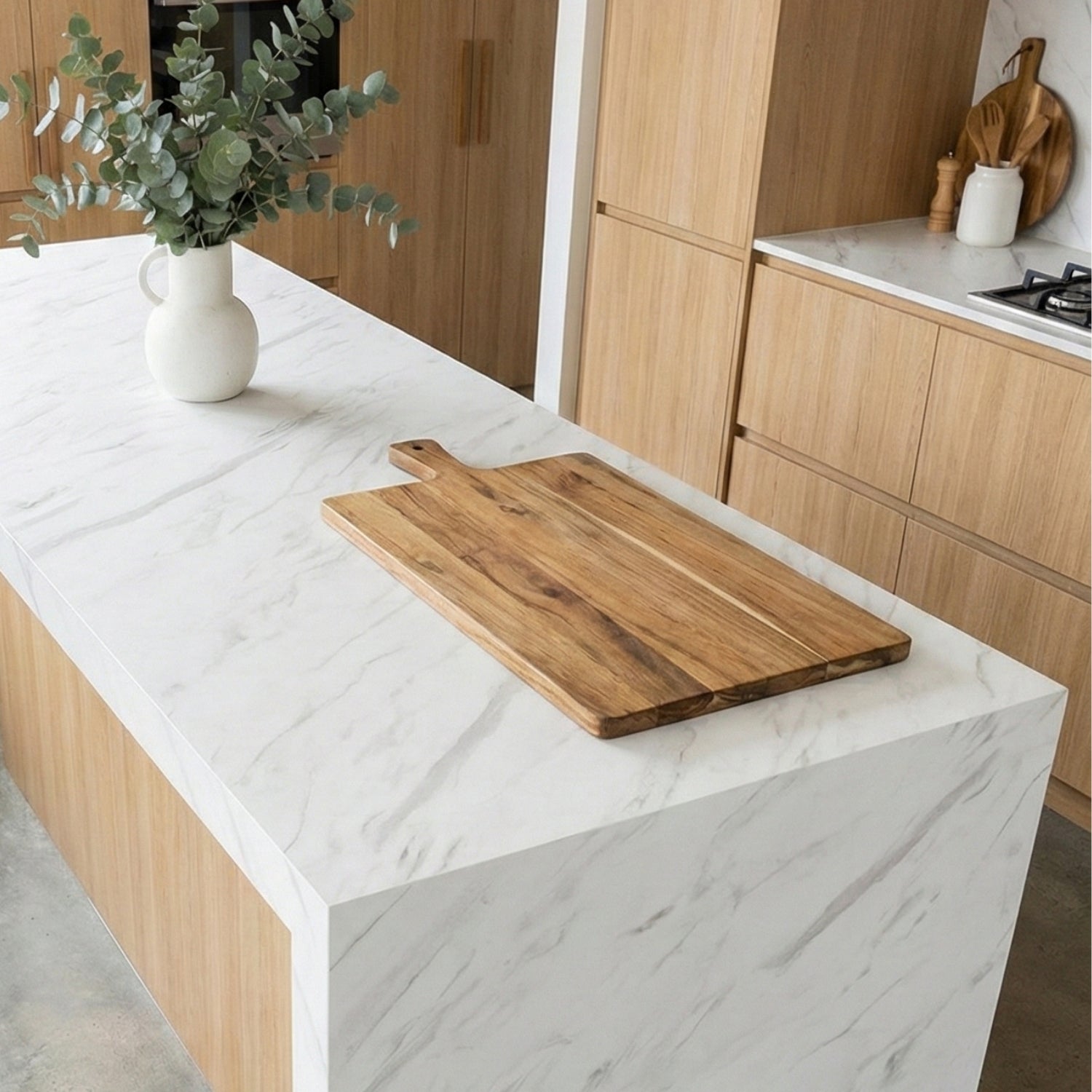 Alpine White Marble Matte Architectural Grade Vinyl 122cm - Vinyl Home