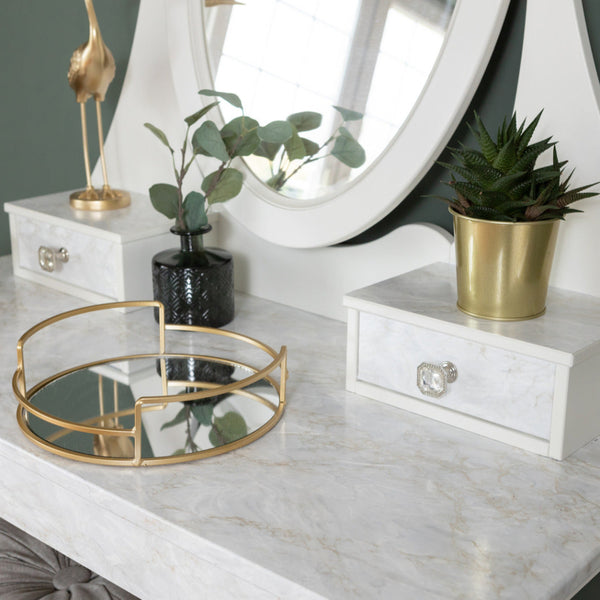 Grey Marble Effect Sticky Back Plastic | Cortes Gold | Vinyl Home