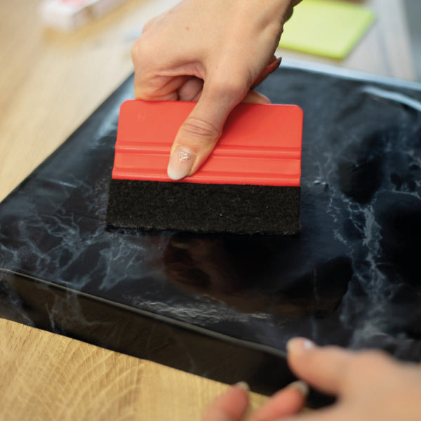 Dark Black Marble Vinyl | Sticky Back Plastic | Vinyl Home